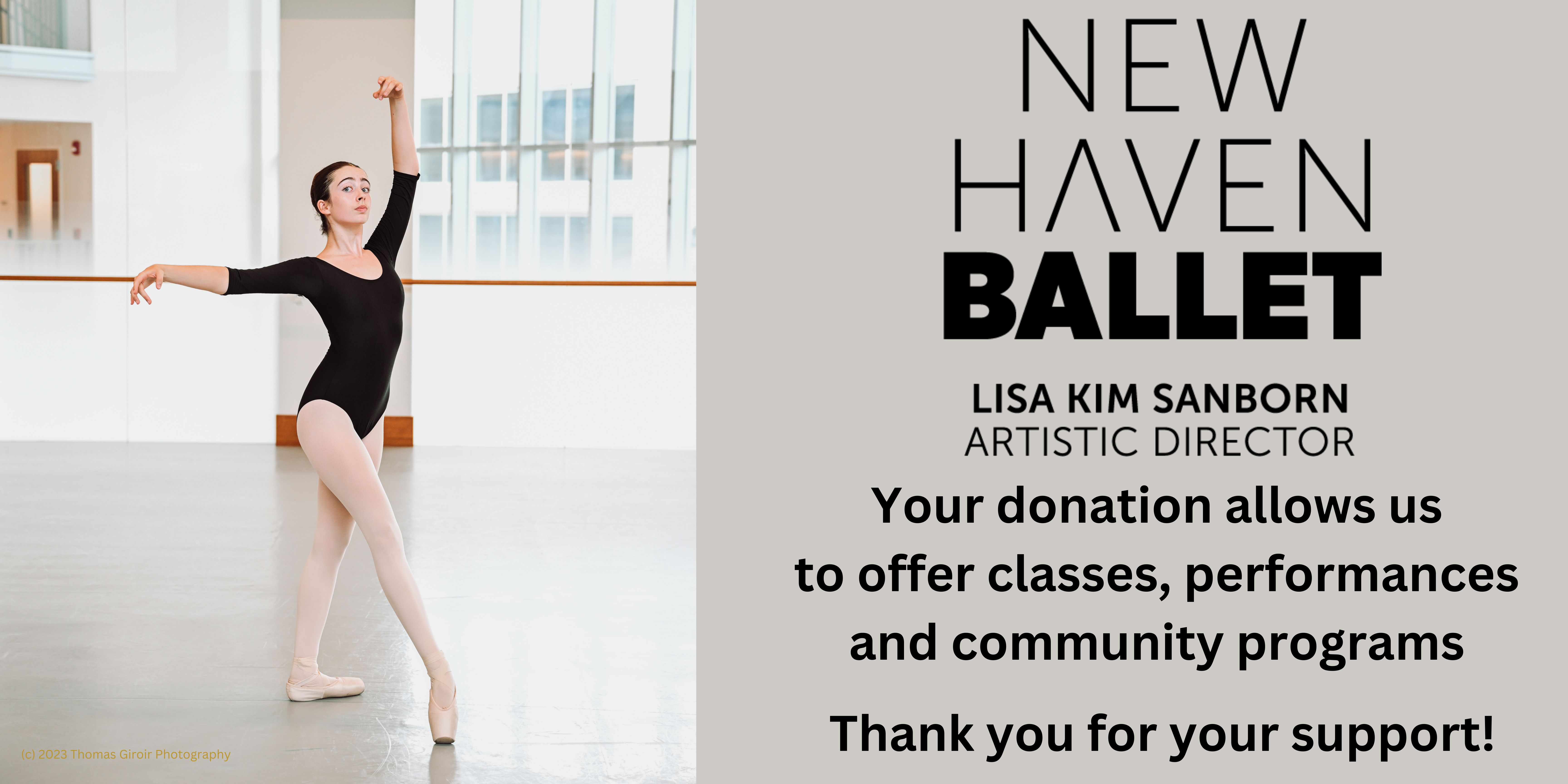 Support New Haven Ballet's Annual Appeal